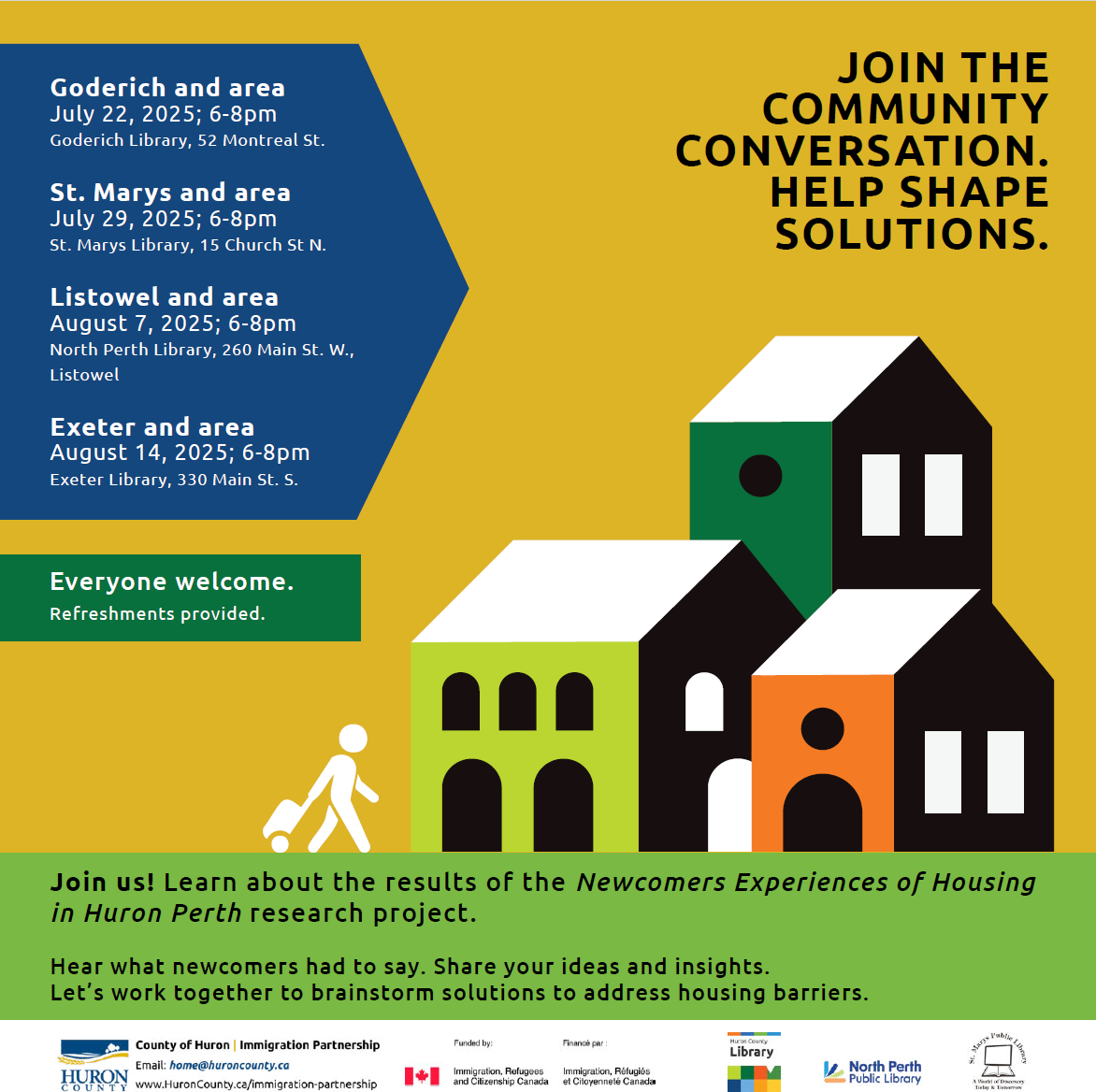 Join the Conversation: Improving Newcomer Housing Experiences in Huron ...