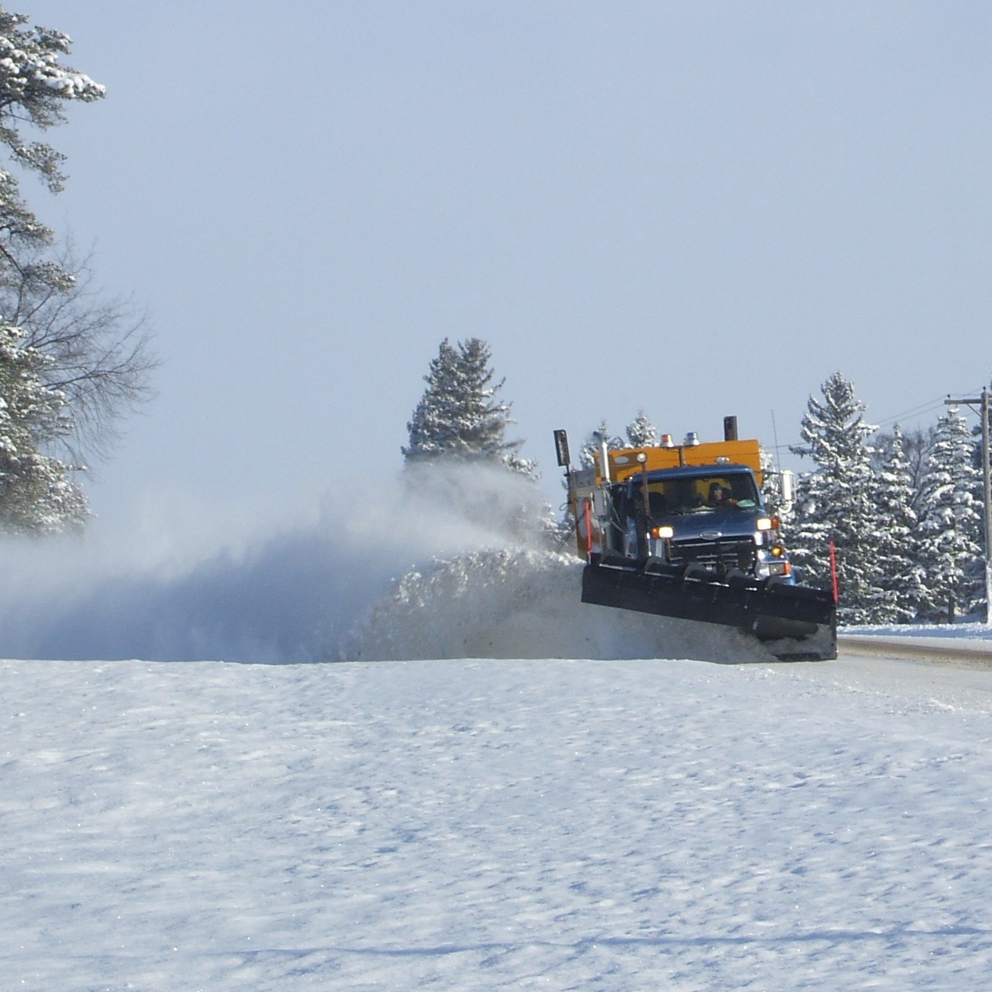 County of Huron Public Works Department Prepares for Winter Driving ...
